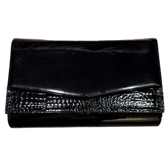 Lyrella | Bags | Vintage Lyrella Nwt Black Patent Leather Faux ...